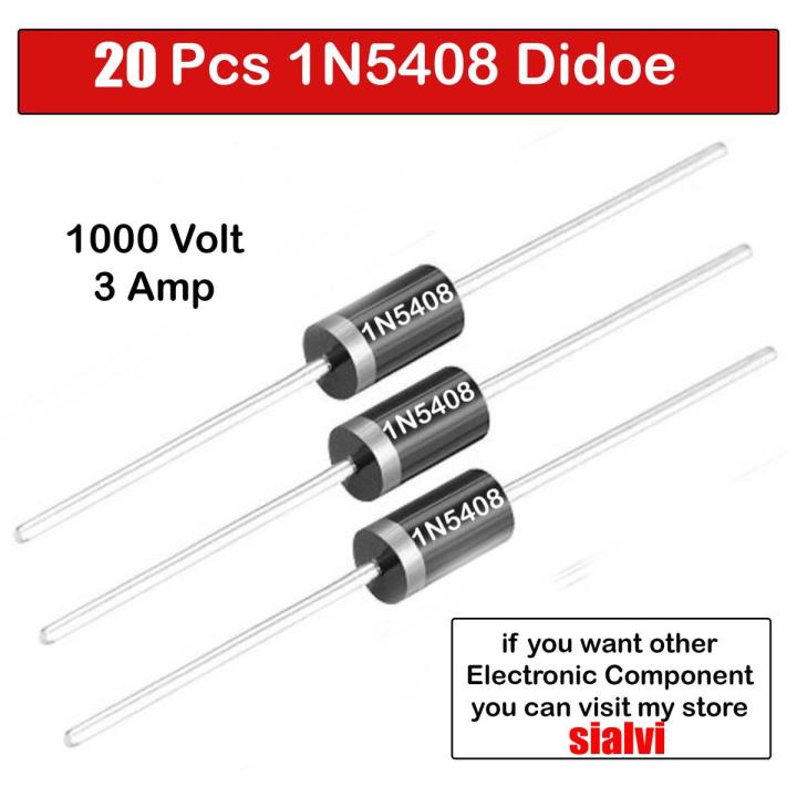 20 pcs 1N5408 IN5408 3A 1000V Rectifier Diode | Daraz.pk