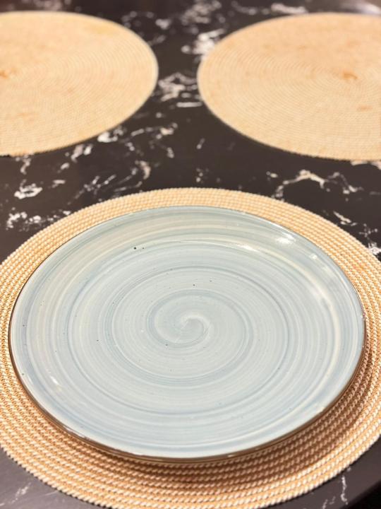 ceramic dinner plates Trendy Ceramic deep Plates Spiral ceramic plates ...