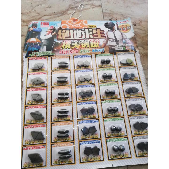 30 Pairs Buzzing Magnets Mini Size (Random Shapes) | Daraz.pk