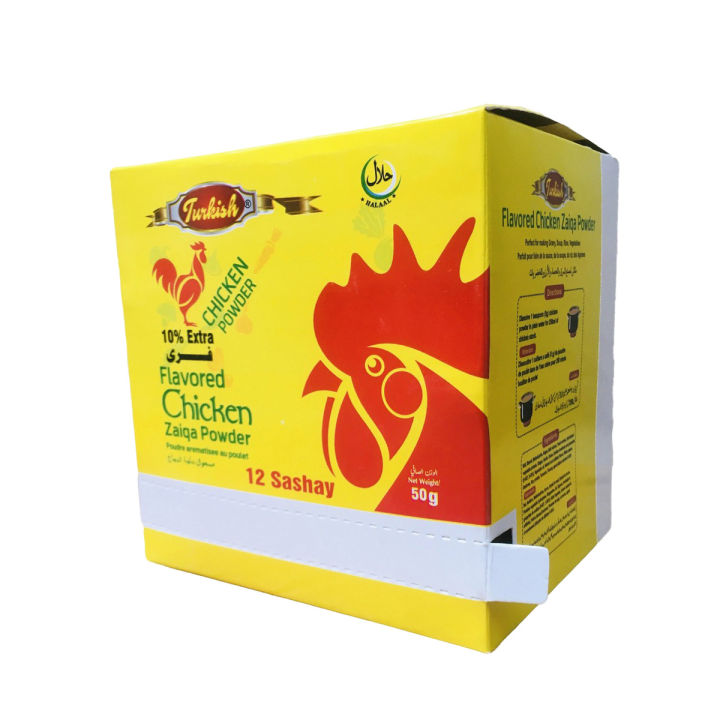 Turkish Chicken Powder 50g x 12 pieces box | FREE 10% EXTRA Per Sachet ...