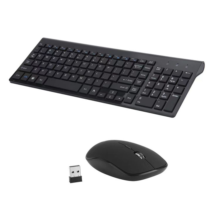 Wireless Mini Keyboard & Mouse Combo | Compact Slim Design | Bluetooth ...