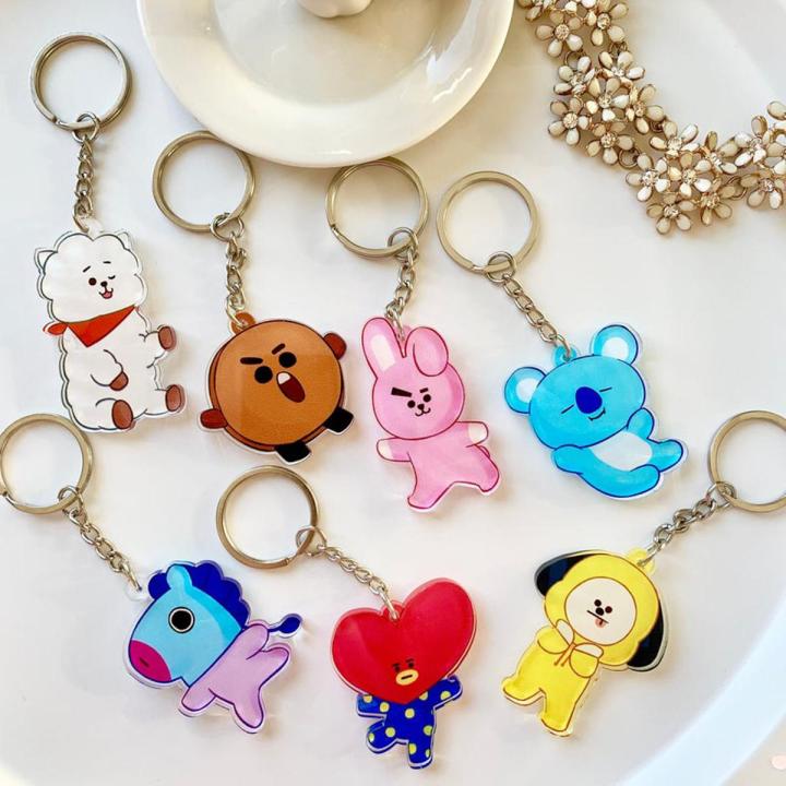 bts bt21 acrylic keychains (imported) | Daraz.pk
