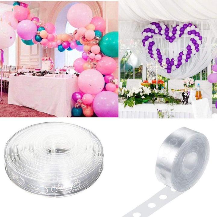 Special offer 5M Balloon Strip Connect Chain Balloon Arch Decor Plastic ...