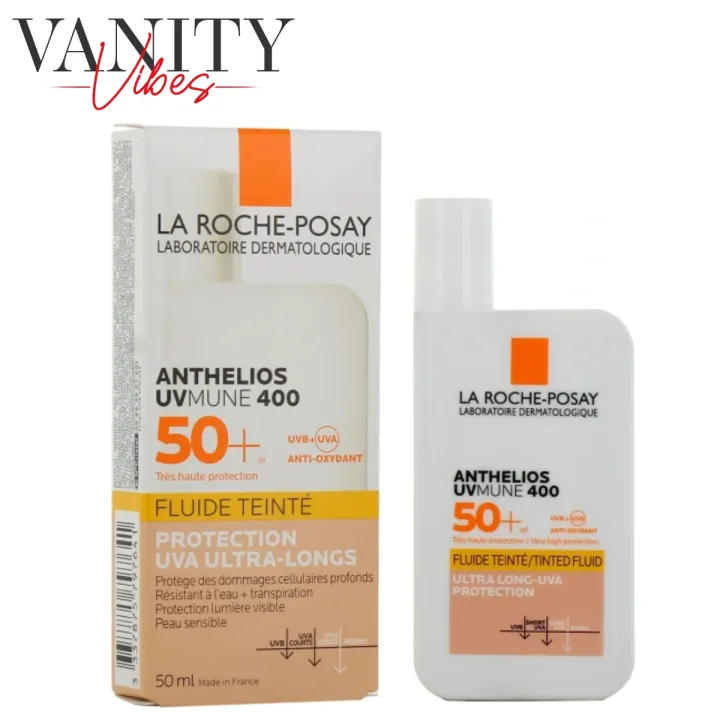 La Roche Posay Anthelios UVMune 400 Tinted Fluid SPF50+ 50 ml Broad ...