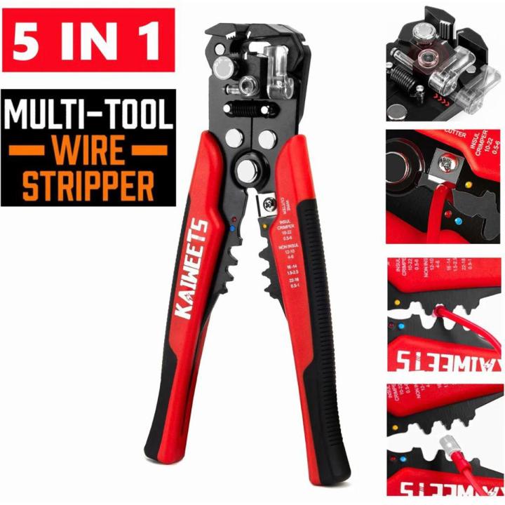 5 in 1 Wire Stripper Automatic Self Adjusting Wire Cutter for ...