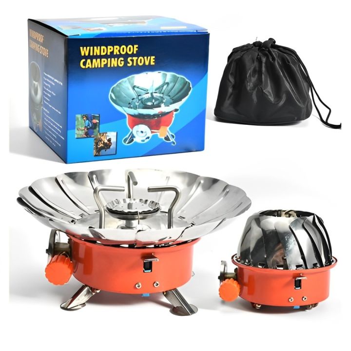 Original Mini Gas stove - Windproof Burner Camping Foldable Stove for ...