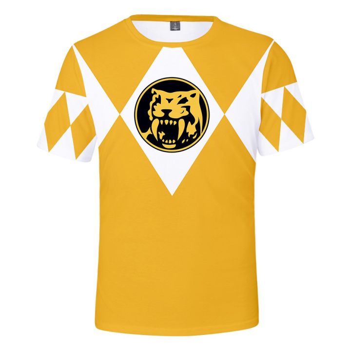 Power Rangers 3D Printed T-shirt | Daraz.pk