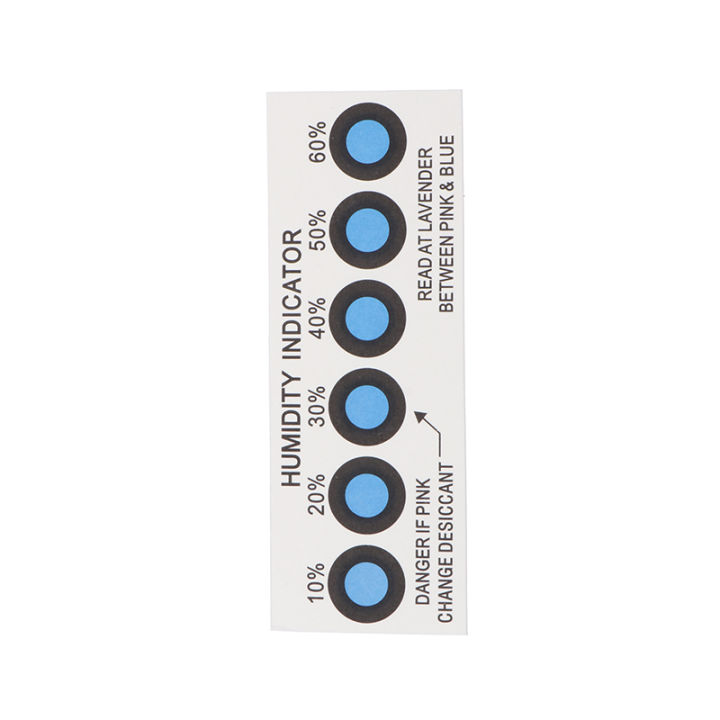 Humidity Indicator Card For Testing Humidity In Closed Containers10%-60 ...