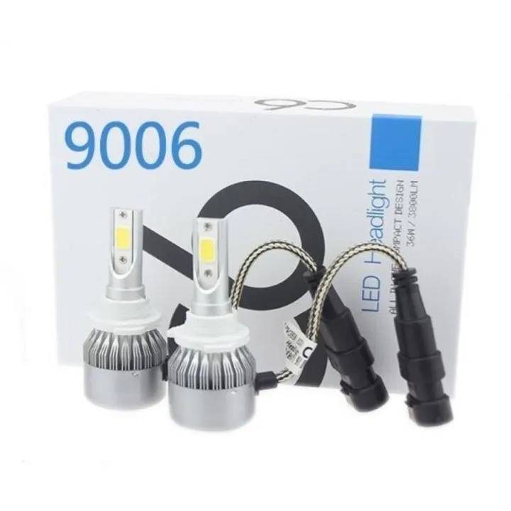 The All New C6 LED HEADLIGHT Kit Is an all in one bulb with a built-in ...