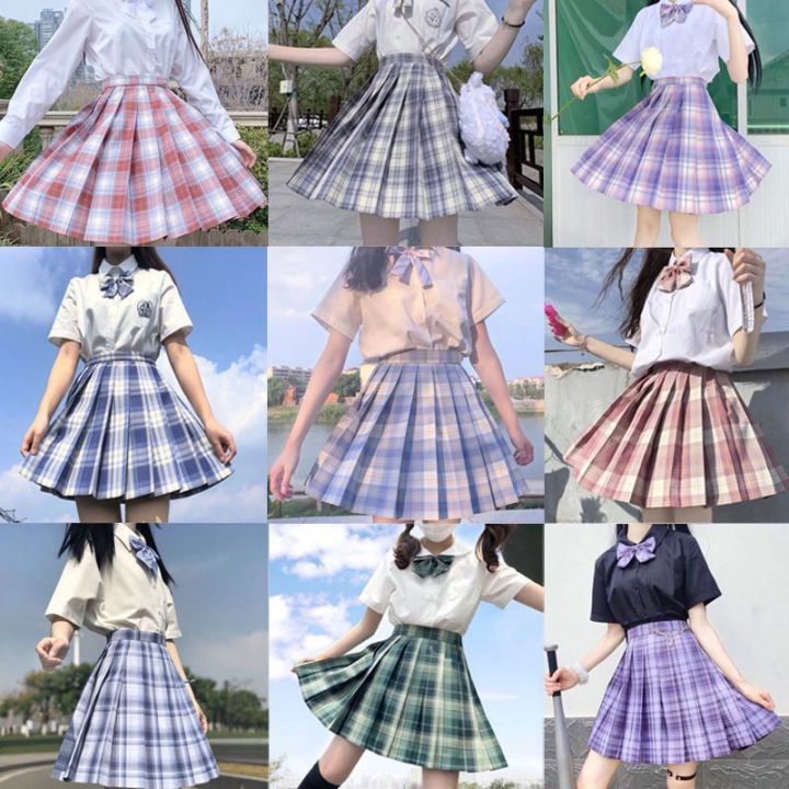 Japanese collection orthodox jk plaid skirt in the same factory jk form ...