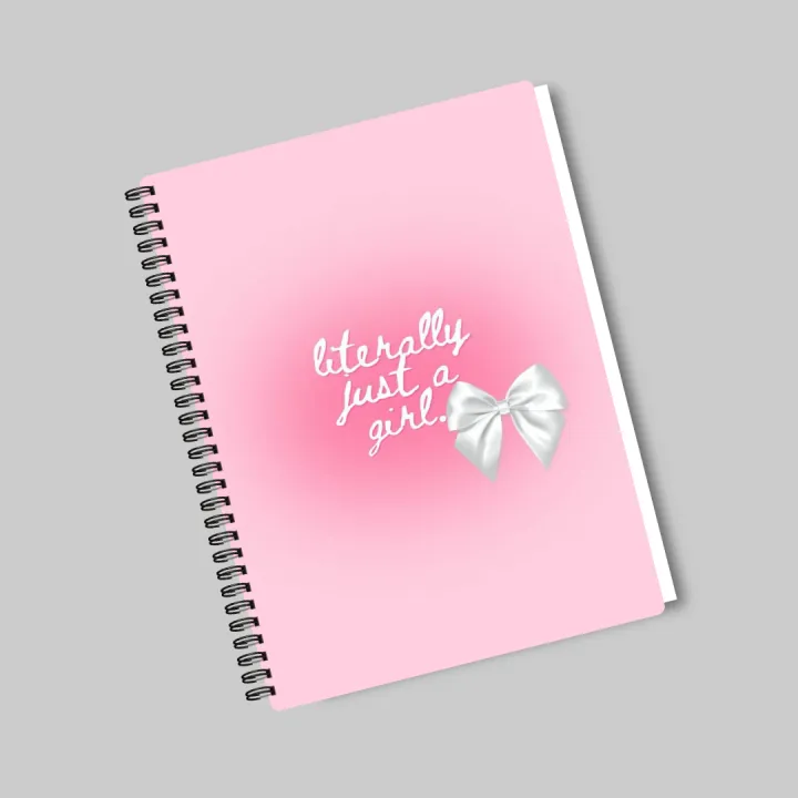 Mayfair Moments - Literally Just a Girl Notebook | A5 , A4 Sizes 200 ...