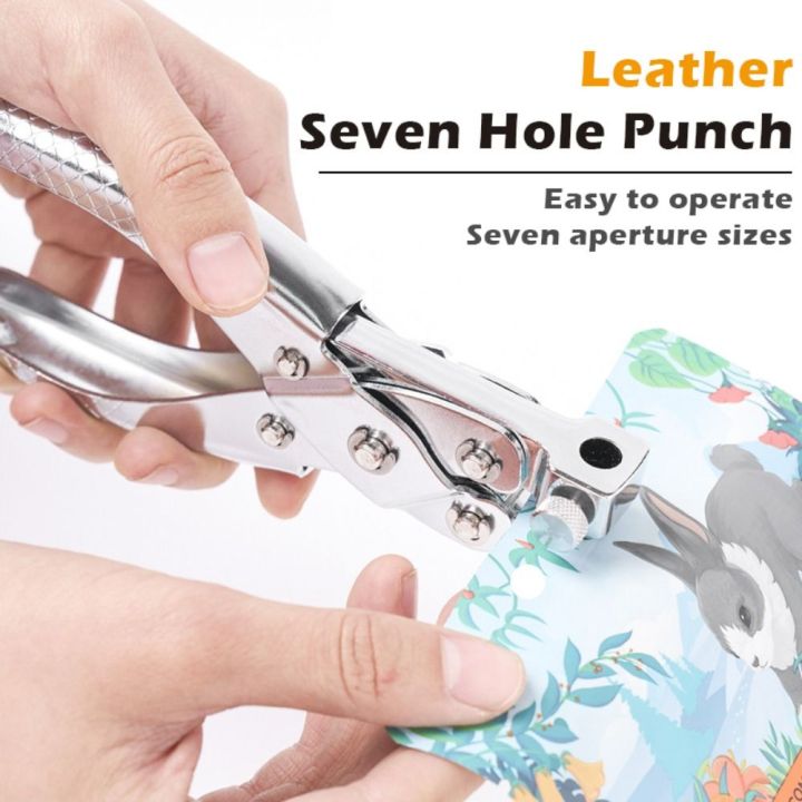 Multi-purpose Carbon Steel Leather Hole Punch Round Hole Manual Holes ...