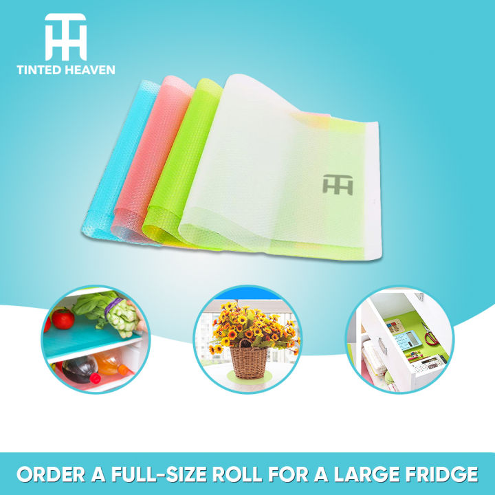 Fridge Mats, Refrigerator Mats, 4pcs Waterproof Fridge Mats ...