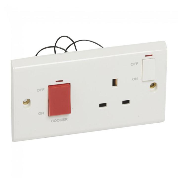 Legrand Cooker control unit Belanko - 45 A Double pole switch ,13 A ...