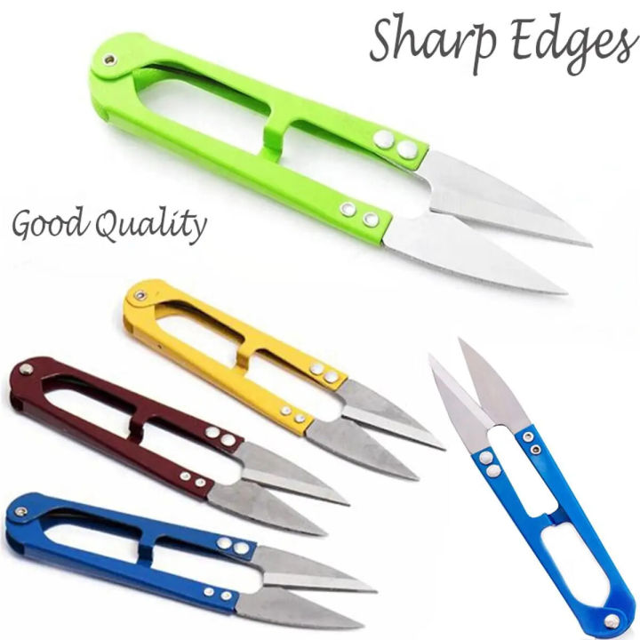 U Shaped Tailor's Thread Cutter Clipper Mini Scissor Hand Trimming ...