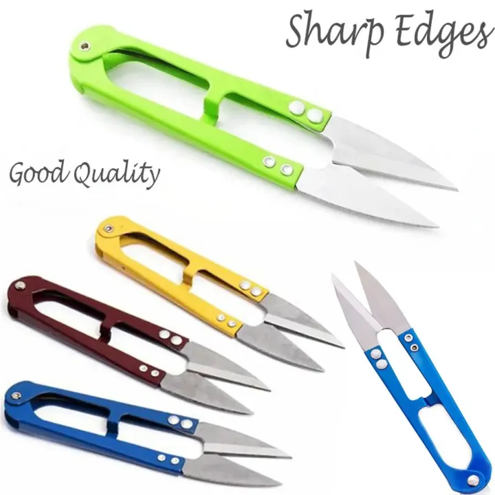 U Shaped Tailor's Thread Cutter Clipper Mini Scissor Hand Trimming ...