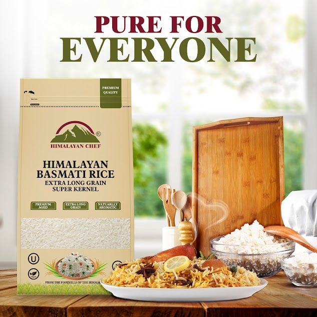 Extra Long Grain Super Kernel Basmati Rice 4.5KG – Certified Export Quality | Himalayan Chef ...