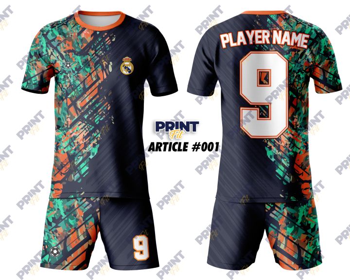 Customize Sports Jersey Kit With Half Sleeve Tee & Short | Daraz.pk