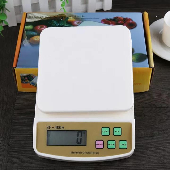 Digital Kitchen Scale - Electronic Compact Scale 10-KG SF-400A Digital ...