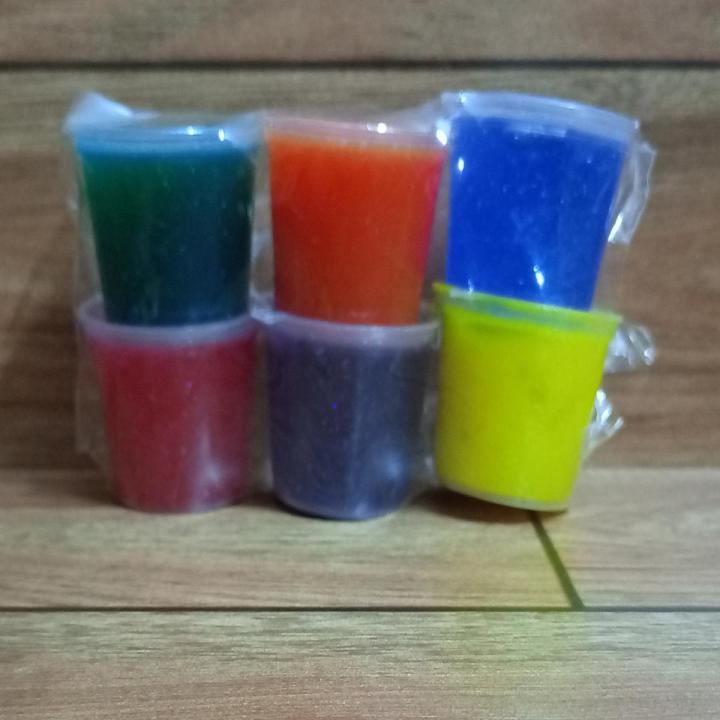 Packet of 5 Jelly Clay / Jelly Clay Bucket / Super Slime Clay / Slime ...