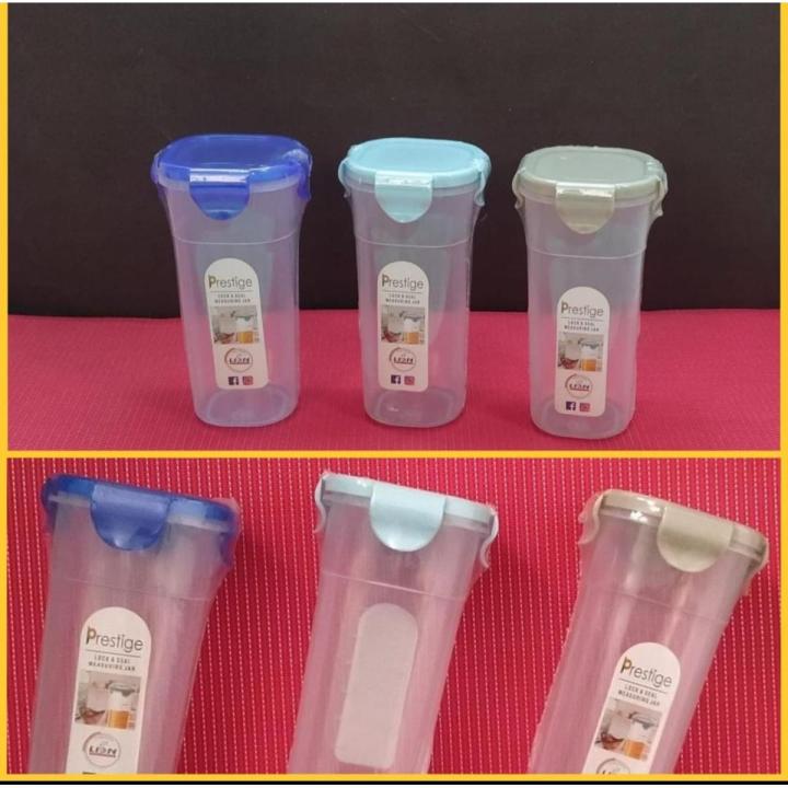 1 Pc - Multi Purpose Lock and Seal Measuring Jar for Oil - Water ...