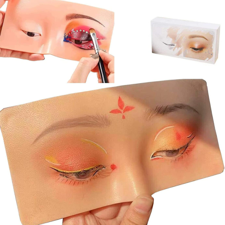 Reusable Bionic Skin Silicone Mold Premium 5D Cosmetic Makeup Training ...