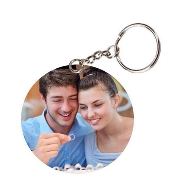 Customized keychain ( print your picture on keychain ) | Daraz.pk