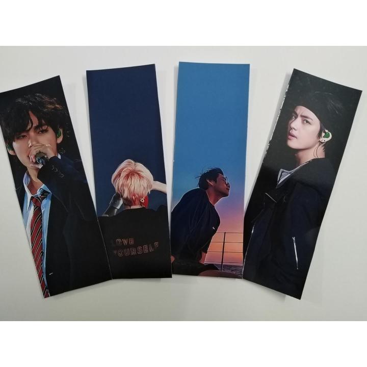 V BTS Bookmarks - Pack of 4 | Daraz.pk