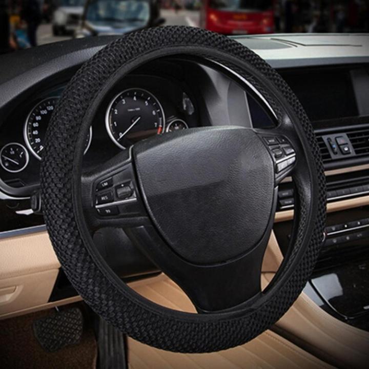 Universal 38cm Steering Wheel Cover Breathable Mesh Car Steering Wheel ...