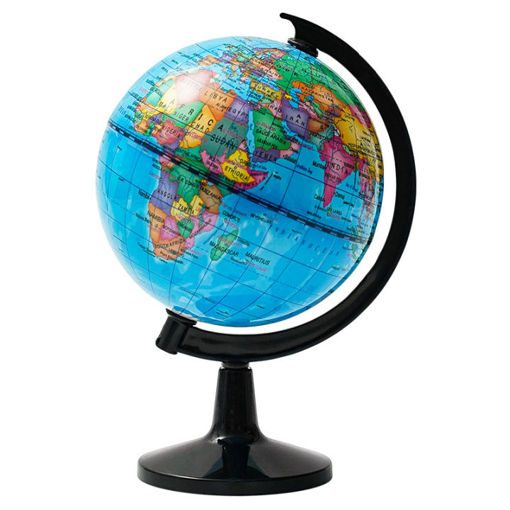 Small Rotating World Globe | Portable Educational Globe for Kids ...