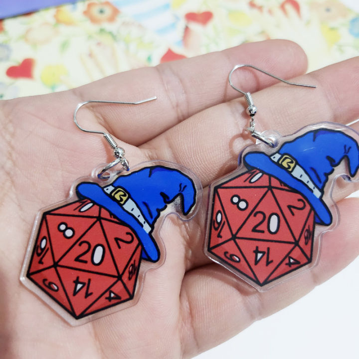 New Cute Craps Earrings Geek S Cool Wizards Jewelry Personalized ...