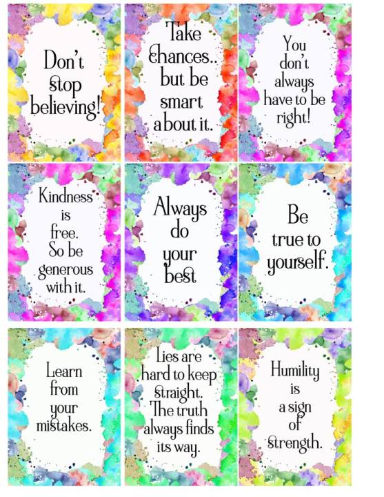 Pack of 9 - Motivational Stickers for Class Room - Teacher Reward ...