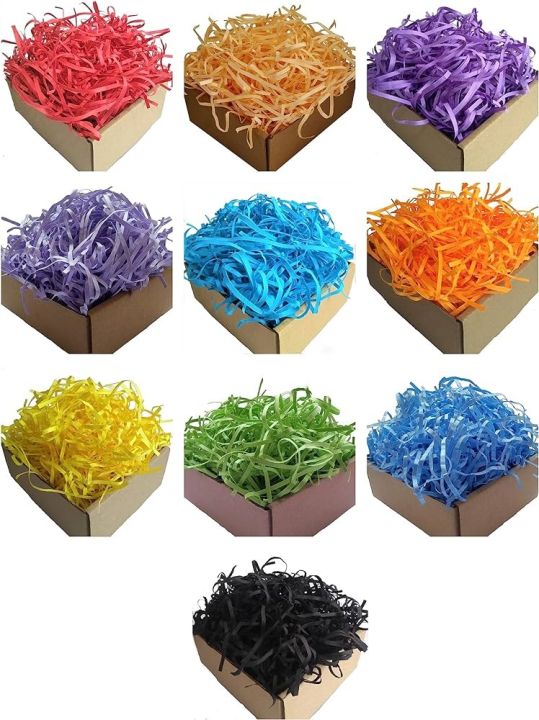 Crinkle Cut Paper Box Filler paper shreds for packing Gift Wrapping ...
