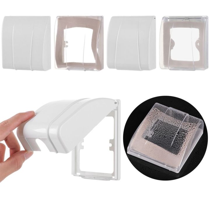 Power Outlet Safety Waterproof Splash Box Socket Protector Electric ...