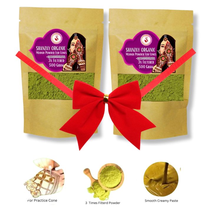 Colorless Organic Mehndi Powder for Mehndi Cones and Practice hands ...