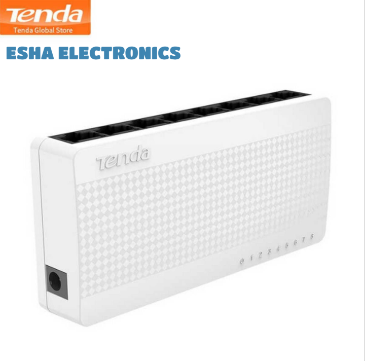 Tenda 8 Port Fast Ethernet Switch（S108）| Desktop Ethernet Splitter ...