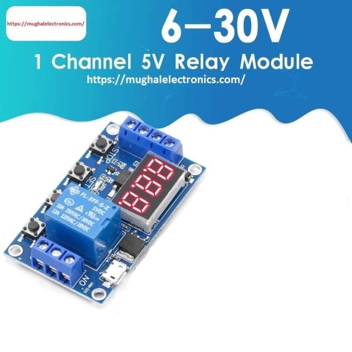 Dc 5v 12v 24v Led Light Digital Time Relay Trigger Cycle Timer Switch Circuit Board Timing