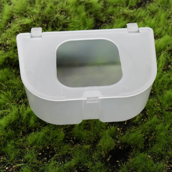 Hanging Box Transparent Pigeon Anti Scattering Food Box Anti-splash ...