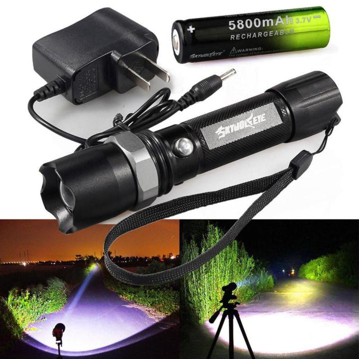 Multifunction Rechargeable Lantern SWAT Flashlight With Car Charger ...