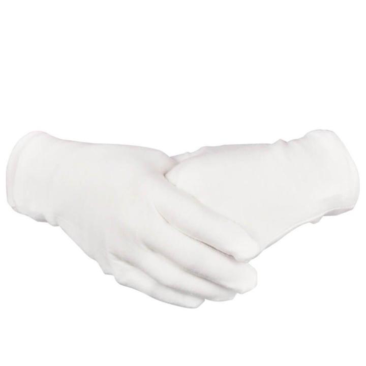 White Cotton Gloves - 1 Pair | Daraz.pk