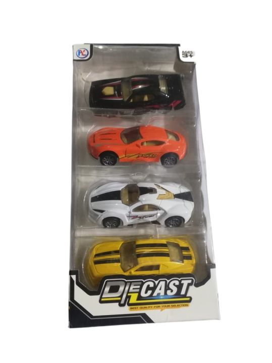 Pack of four super racing cars for kids | Daraz.pk