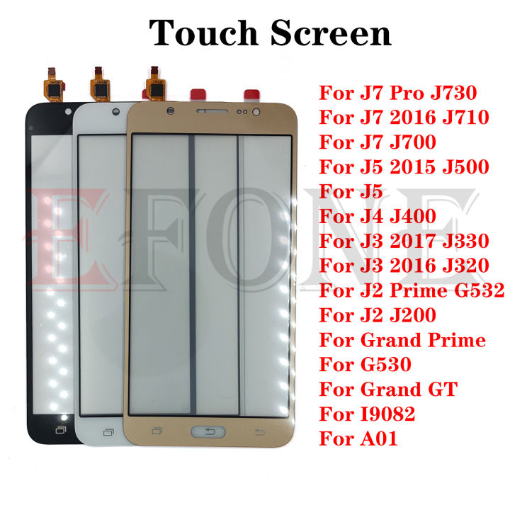 For Samsung A01 J2 J3 J4 J5 J7 Pro Grand GT Prime 2015 2016 2017 Touch Screen Digitizer Sensor ...