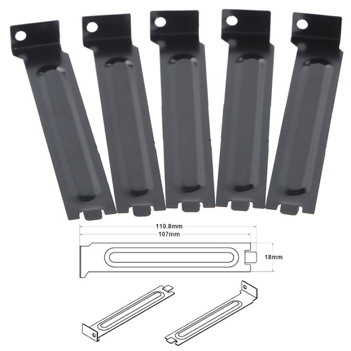 5Pcs PCI Slot Cover Bracket +Screws For PCI Expansion Dust Filter ...