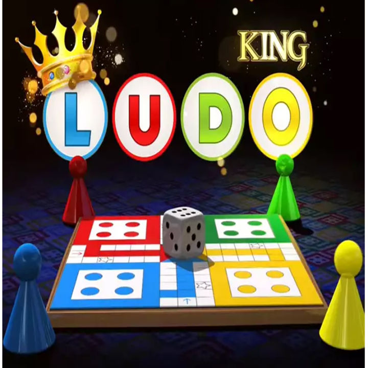4 in 1 Extra Large LUDO - Wooden Board - game for every age - Prime ...