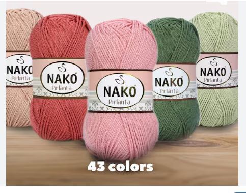 Nako Vizon Baby Soft Wool Yarn Crochet Thread Baby Knitwear Scarf ...