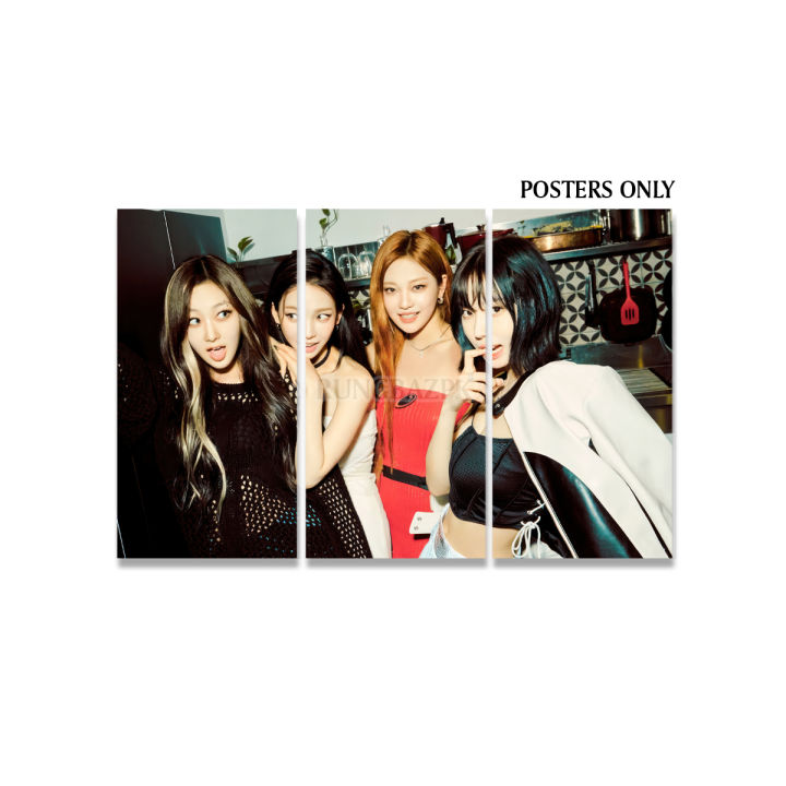 Aespa kpop posters 3in1 Posters | Daraz.pk