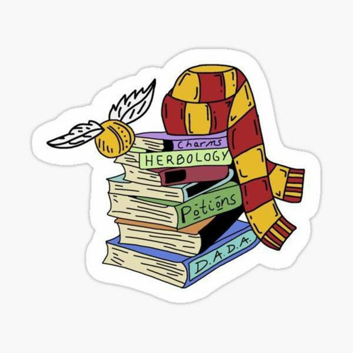Book Harry Potter Sticker - 3 inch x 2 inch - Stickers for Laptop ...