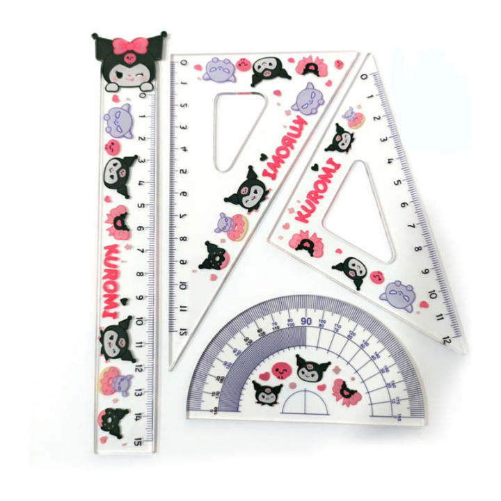 Student Cartoon Ruler 4 Set | Daraz.pk