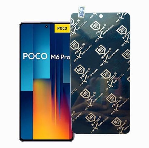 Xiaomi Poco M6 Pro Ceramic Matte Screen Protector NO BLACK EDGE BORDER ...