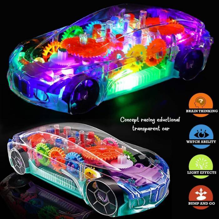 Homeistic Applience Racing Car Musical Toys 360 Degrees Rotating ...